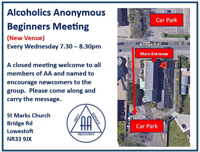 Change Of Venue For Lowestoft Beginners Meeting, Please See Flyer. Full ...